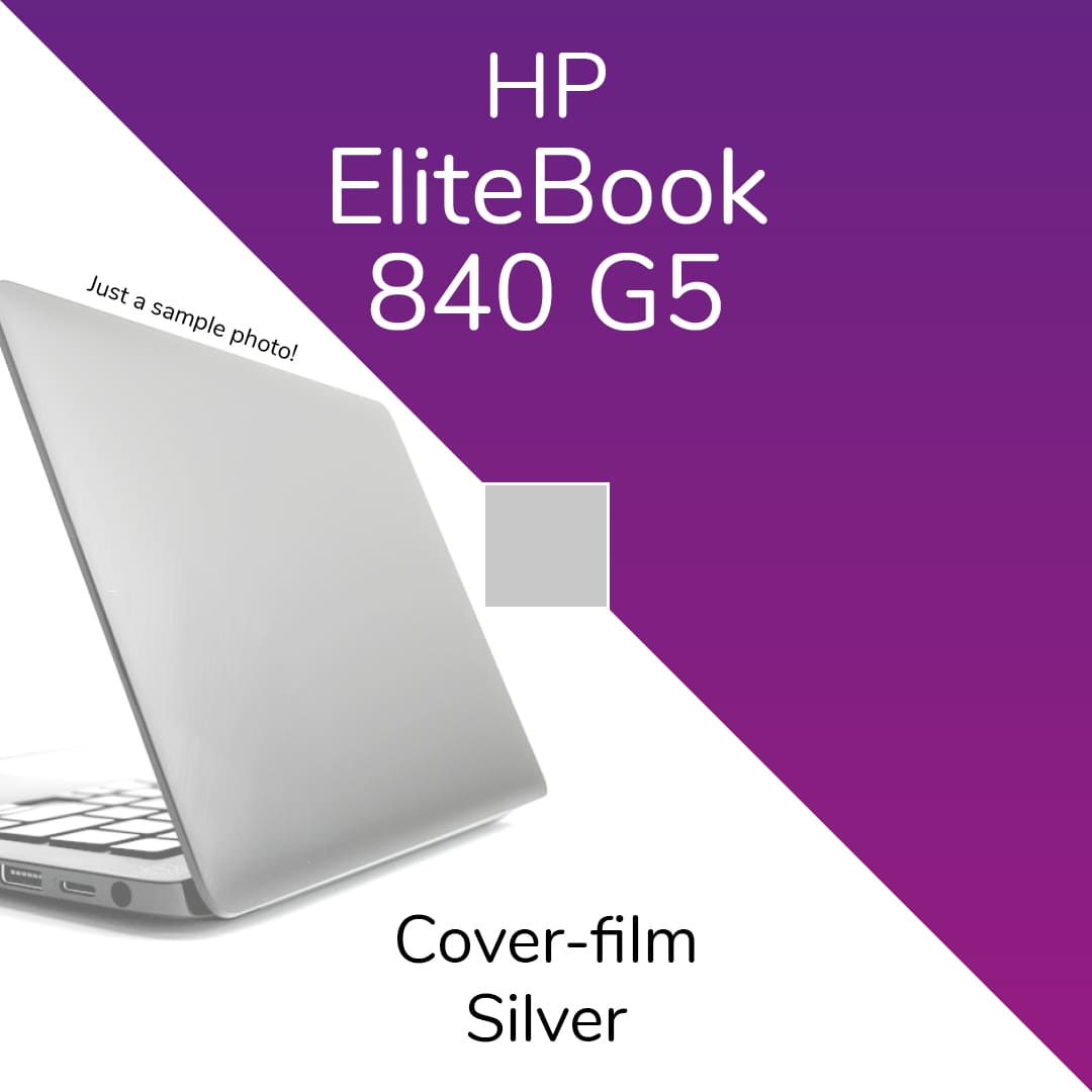 HP EliteBook 840 G5 - Silver Metallic | Custom fit Cover-film - Noviply ...