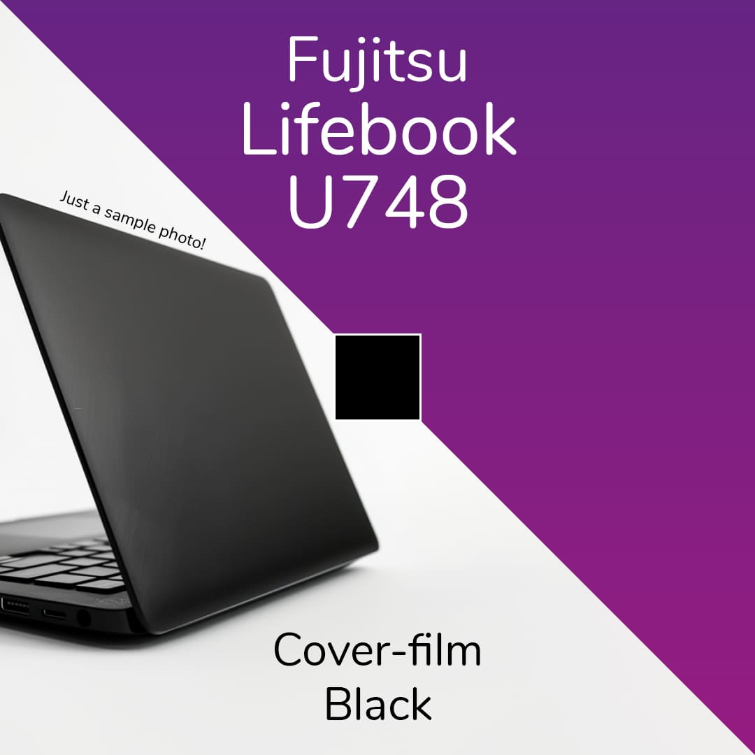 Fujitsu LifeBook U748 - Black Matte | Custom fit Cover-film - Noviply ...
