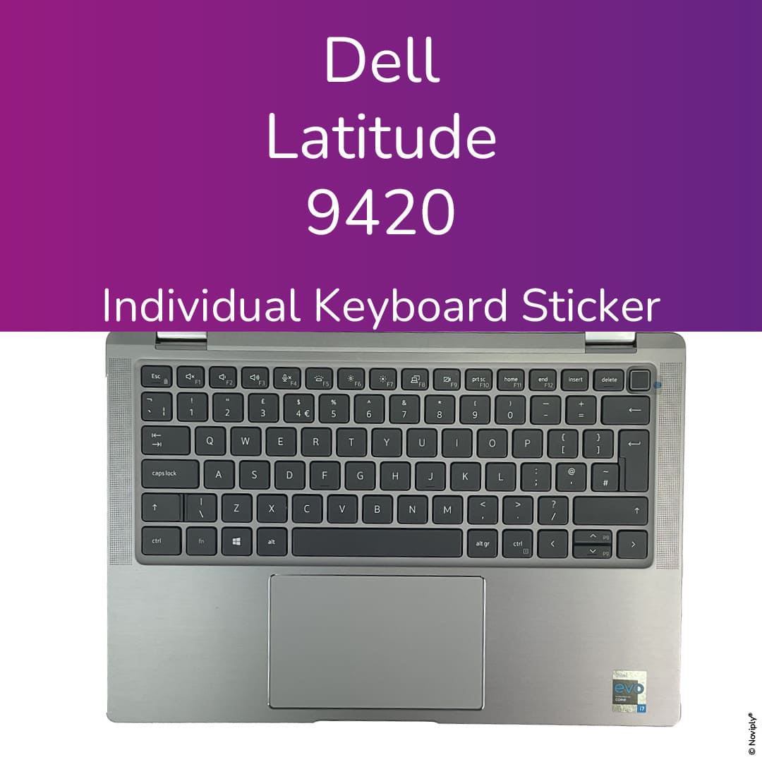 Dell Latitude 9420 | Noviply® Keyboard Sticker | Noviply
