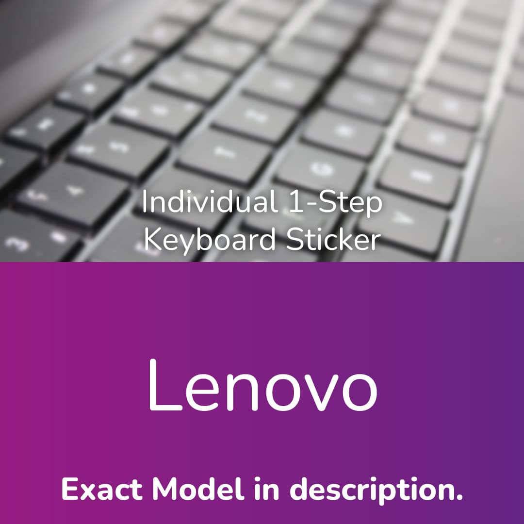 Lenovo ThinkPad P50s | Noviply® Keyboard Sticker | Noviply